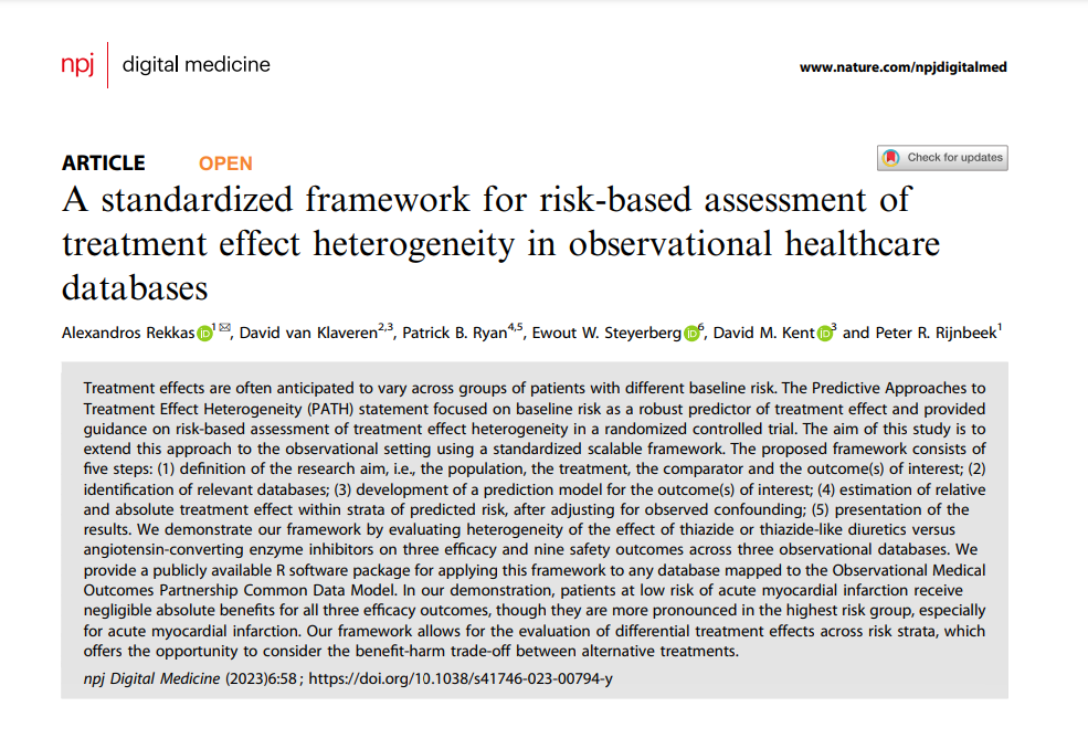 Treatment effect heterogeneity